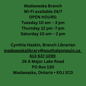 The Township of South Algonquin Public Library - The Township of South ...